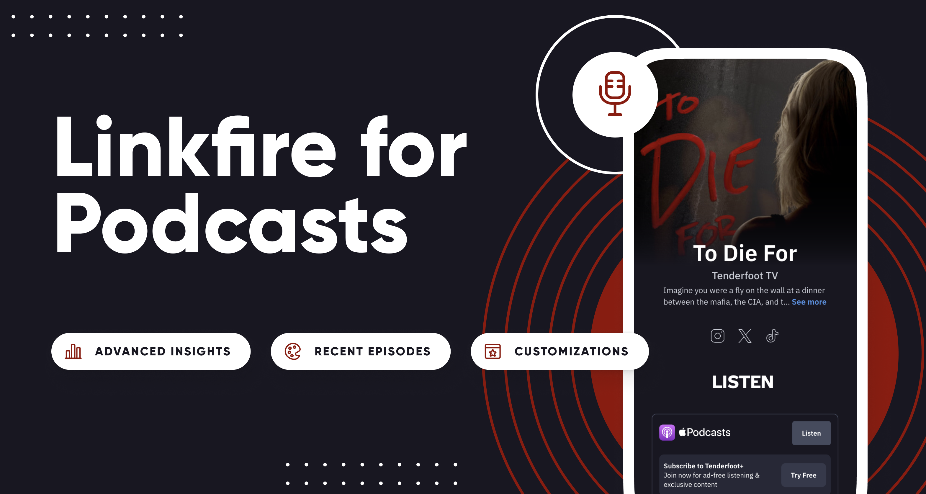 Chartable alternative: Discover Linkfire, your new podcast marketing solution